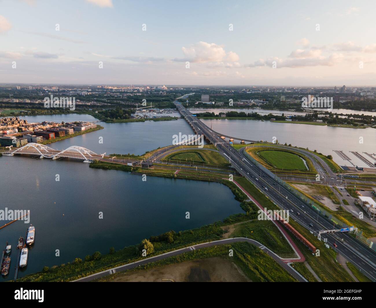 Aerial amsterdam a10 hi-res stock photography and images - Alamy