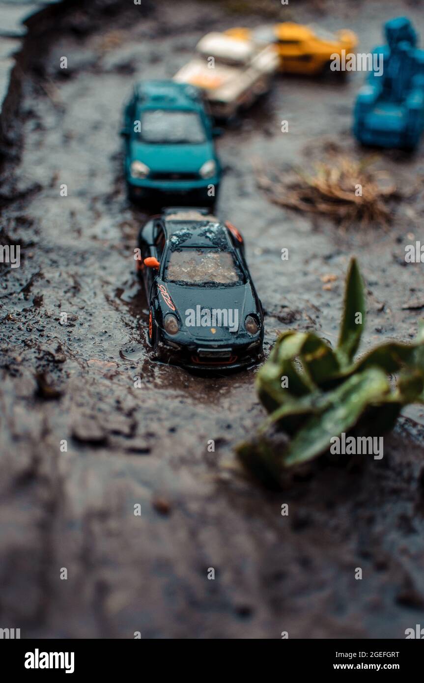 Vertical shot mud road hi-res stock photography and images - Alamy