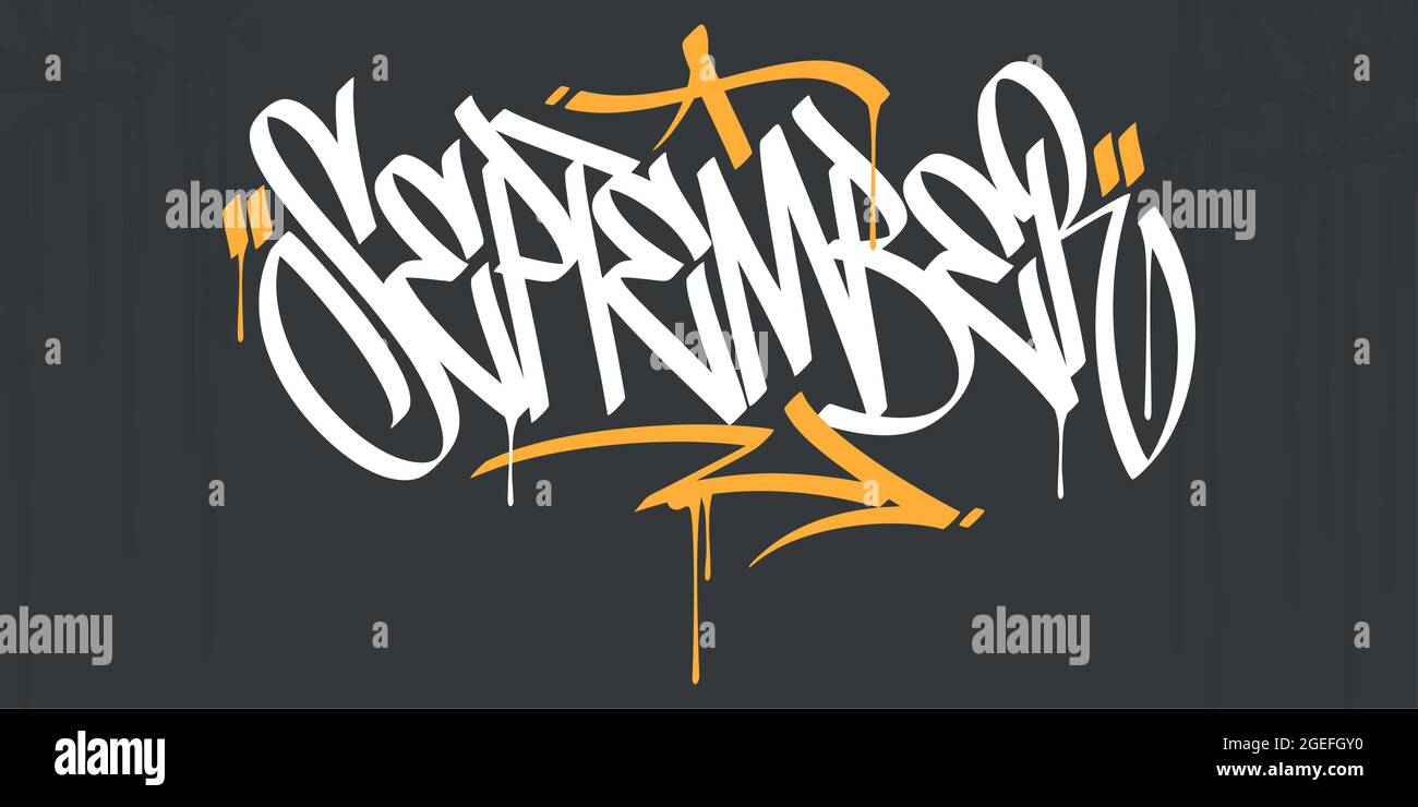 Abstract Hip Hop Hand Written Urban Street Art Graffiti Style Word ...