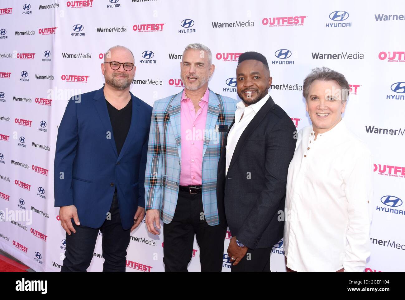 Los Angeles, California, USA 19th August 2021 (L-R) Carl Andress ...