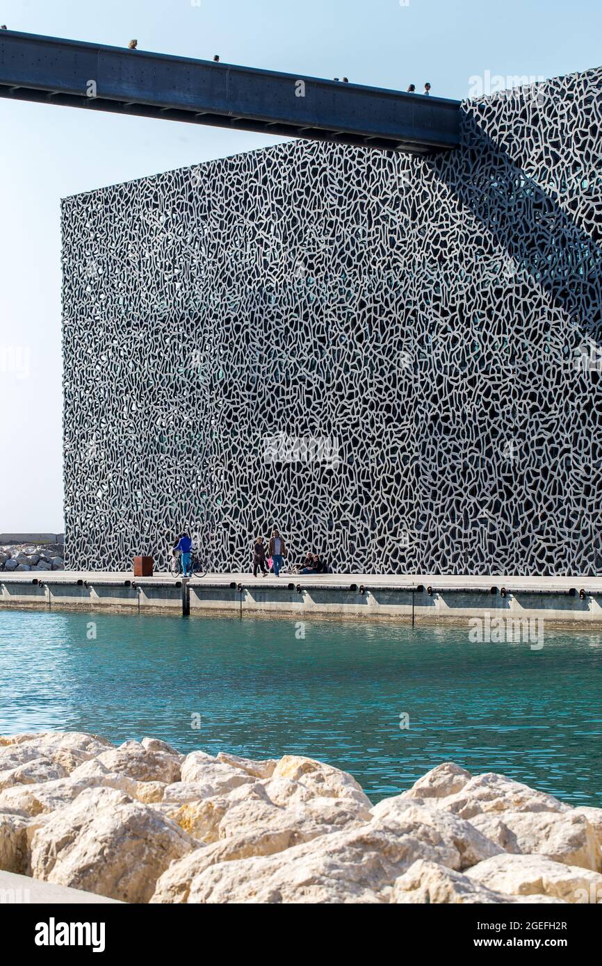 FRANCE, BOUCHES-DU-RHONE (13), MARSEILLE, EUROPEAN CAPITAL OF CULTURE 2013, ON THE PIER J4 ...