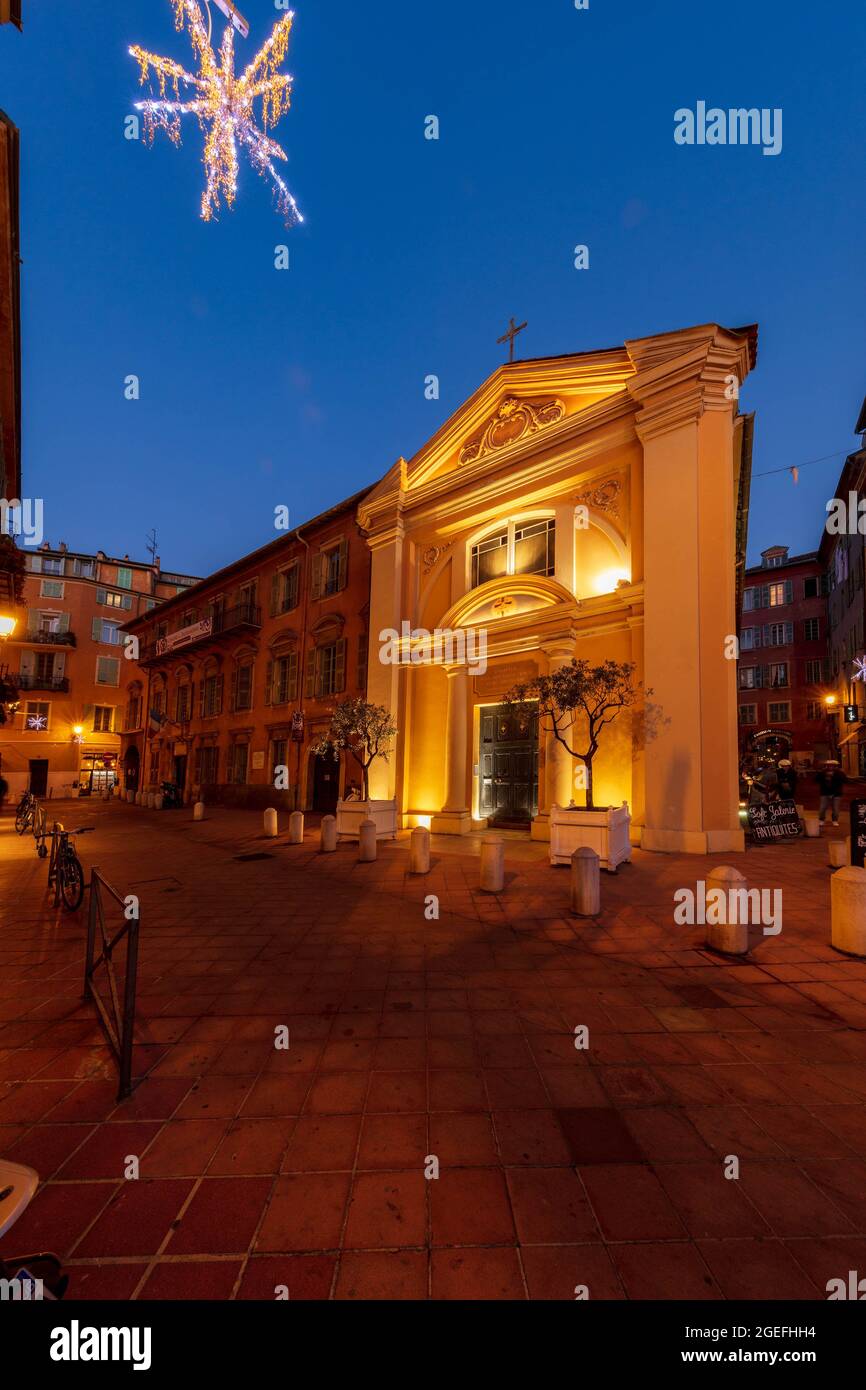 FRANCE, ALPES-MARITIMES (06) NICE, CHAPEL OF THE MOST HOLY TRINITY AND ...