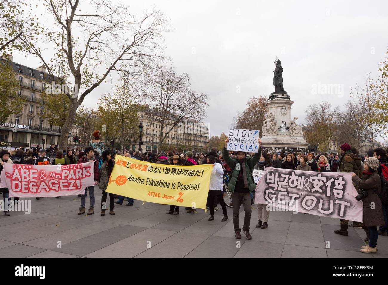 Paris cop 21 hi-res stock photography and images - Alamy