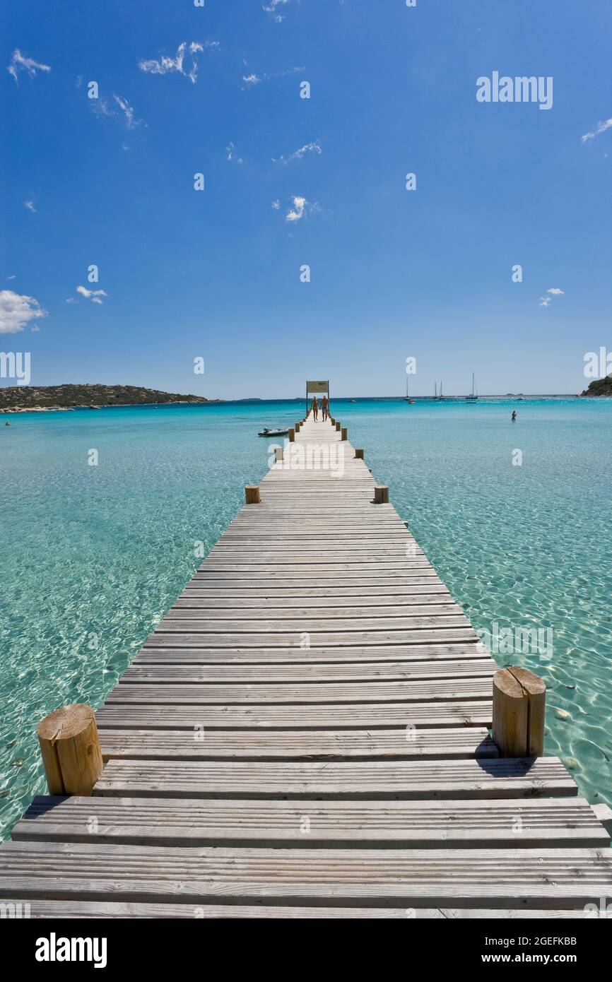 FRANCE. SOUTH CORSICA (2A) CAPE ASCIAIO. SANTA GIULIA BEACH Stock Photo ...