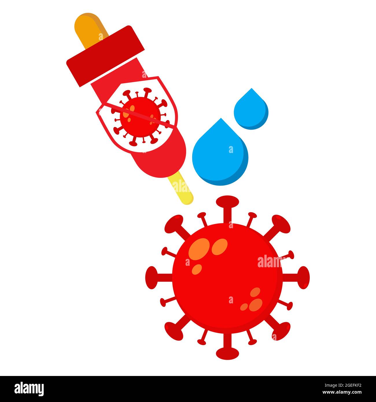 world polio day illustration. vaccine with virus illustration design ...