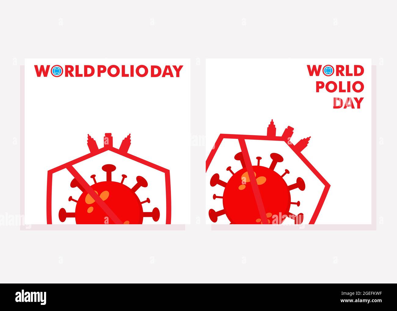 world polio day social media post template. social media post for fight ...