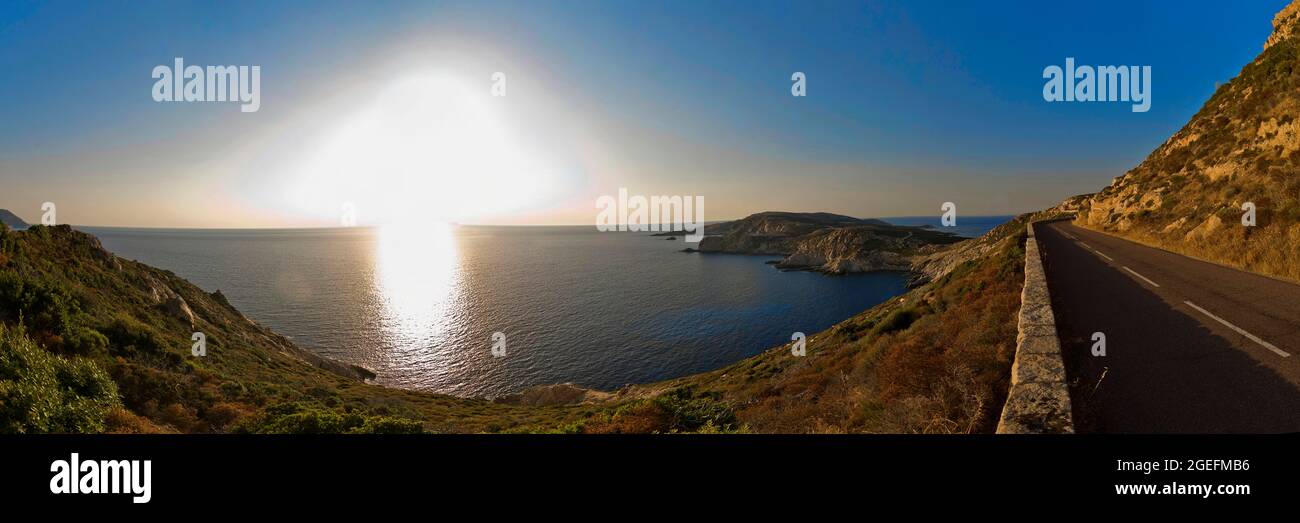FRANCE. NORTHERN-CORSICA (2B) BALAGNE REGION. CALVI. POINTE OF REVELATA ...