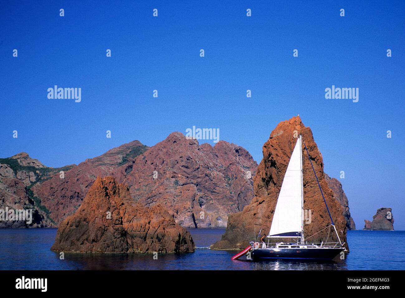 FRANCE. NORTHERN-CORSICA (2B) SCANDOLA NATURE RESERVE Stock Photo - Alamy