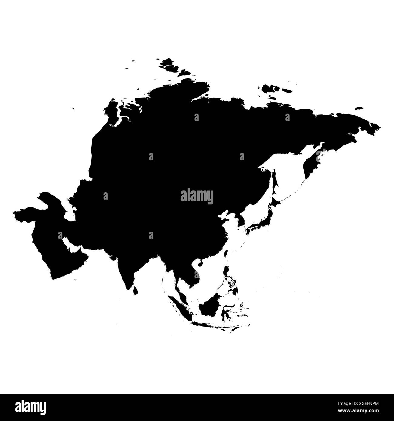 Simple Asia Outline