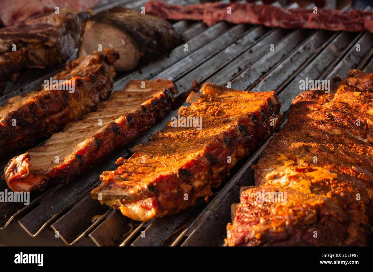 Grill pork rib hi-res stock photography and images - Alamy