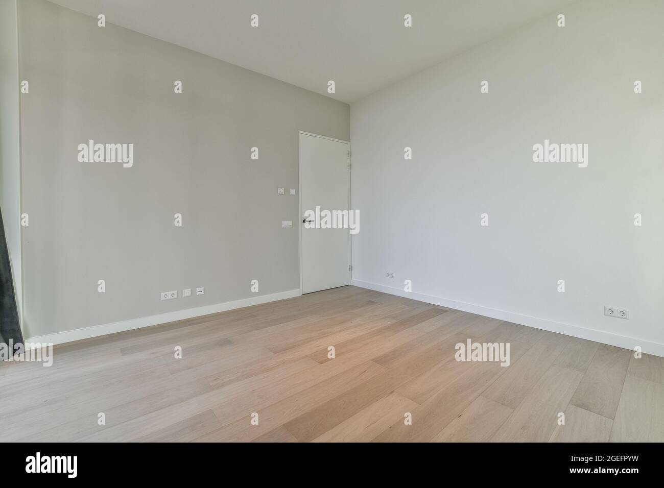 Beautiful modern interior design for an empty room in natural colors ...