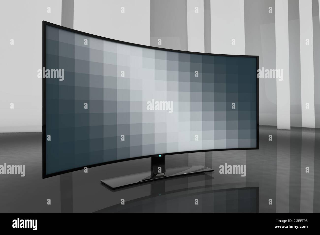 Curved tv living room hi-res stock photography and images - Alamy