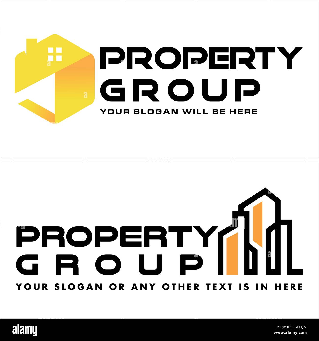 Real estate property home building logo design Stock Vector Image & Art ...