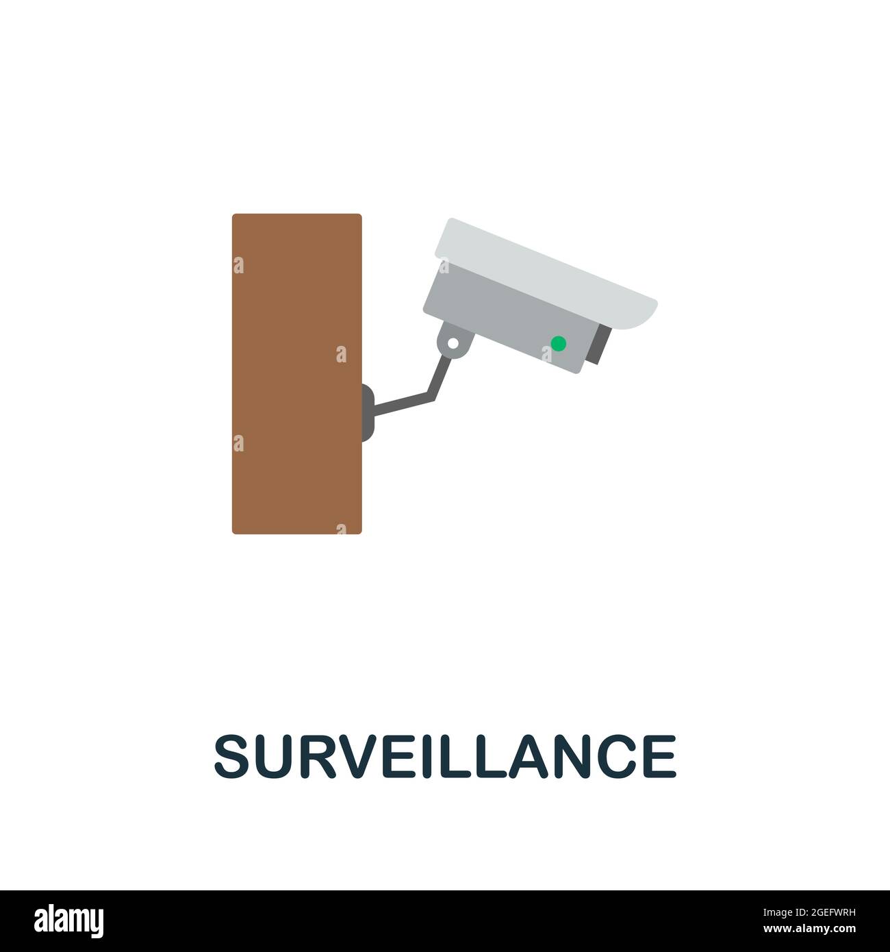 Cctv video surveillance recording sign Stock Vector Images - Alamy