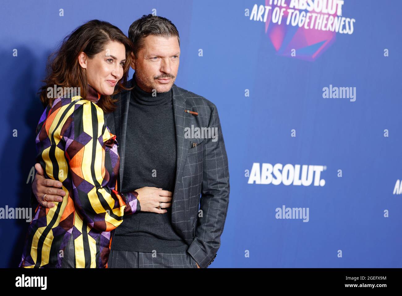 Berlin, Germany. 19th Aug, 2021. Hardy Kruger Junior and wife Alice ...