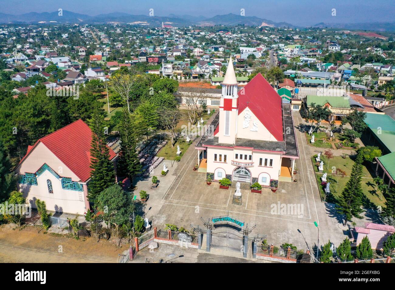 Nice Bao Loc city map in Lam Dong province southern Vietnam Stock Photo ...