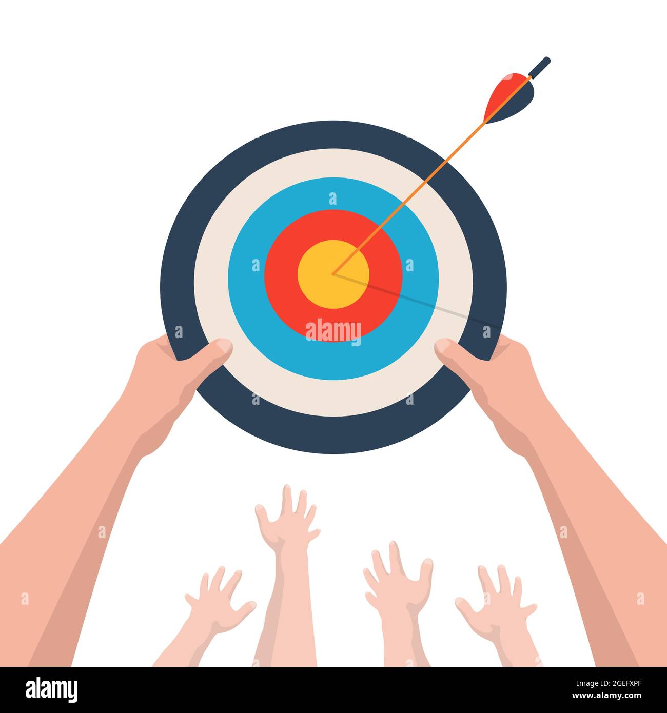 A successful path to achieving a goal. Competitive struggle or help on ...