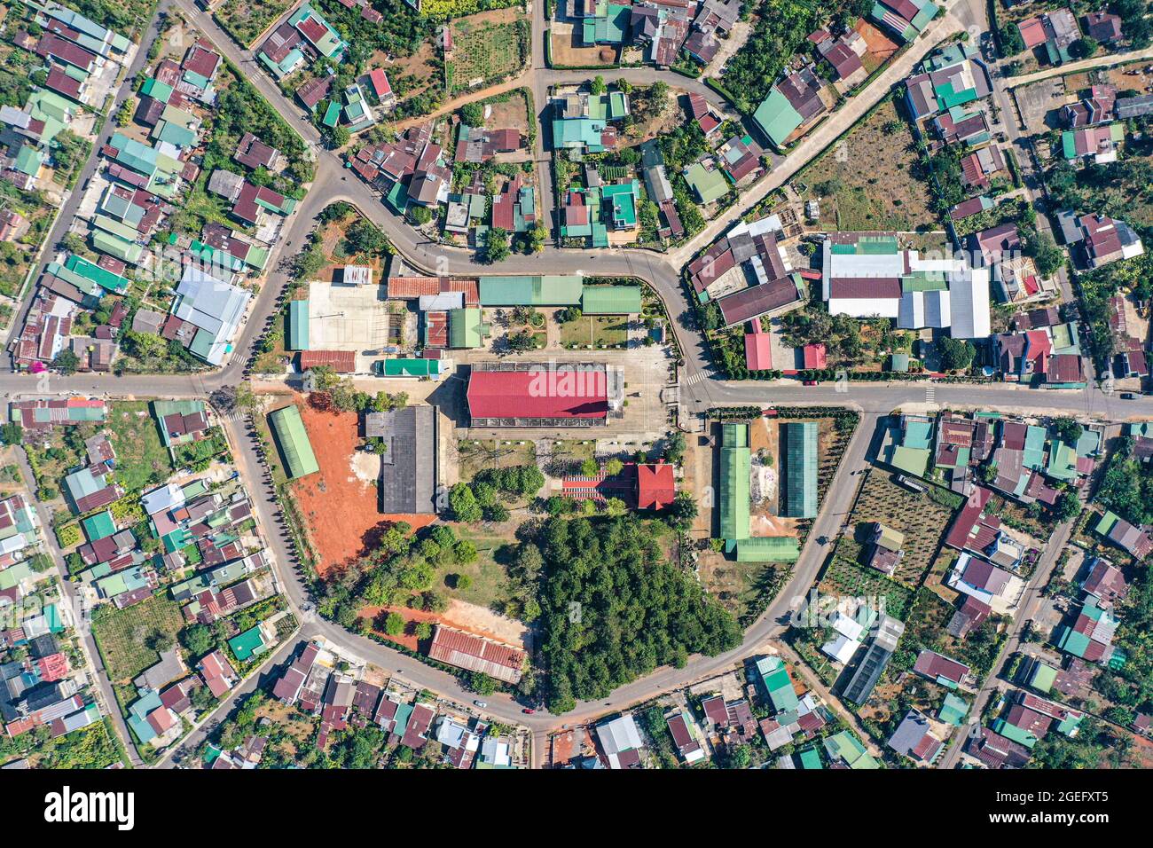 Nice Bao Loc city map in Lam Dong province southern Vietnam Stock Photo ...