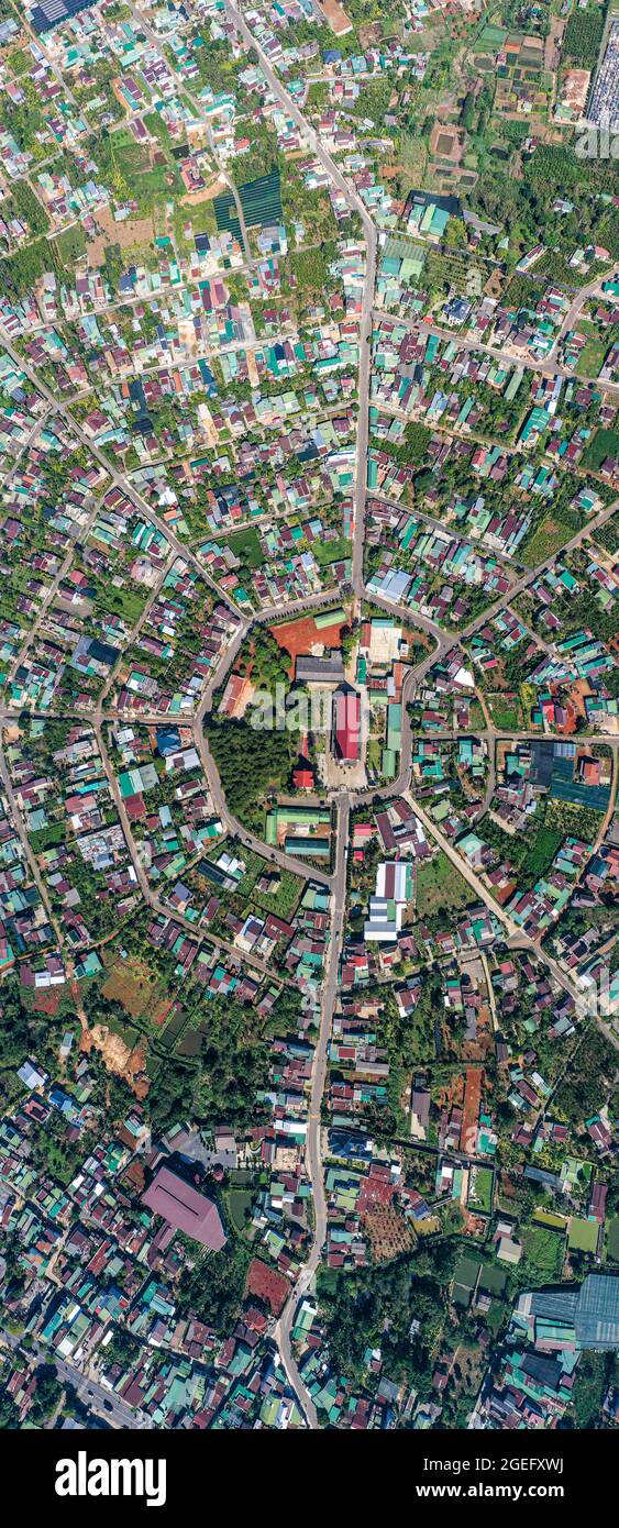 Nice Bao Loc city map in Lam Dong province southern Vietnam Stock Photo ...