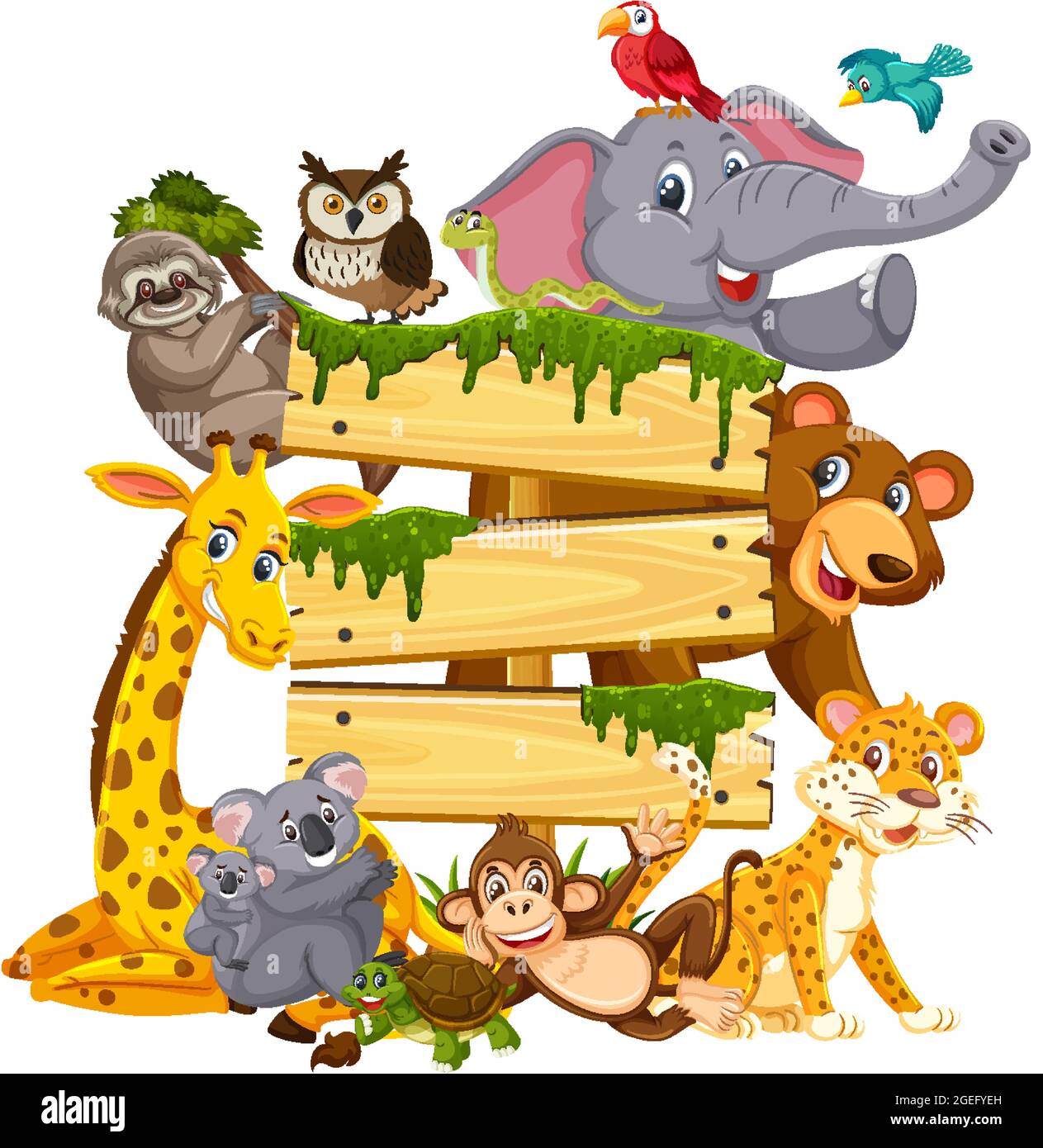 Wood leopard Stock Vector Images - Alamy
