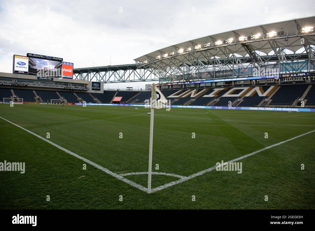 Philadelphia union soccer stadium view hi-res stock photography and ...