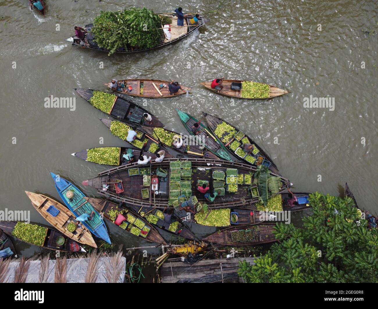 Atghar kuriana floating guava market hi-res stock photography and ...