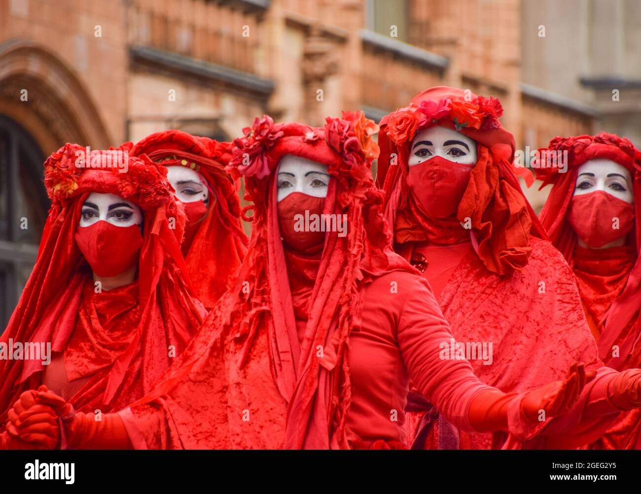 London, United Kingdom. 3rd April 2021. Extinction Rebellion's Red ...