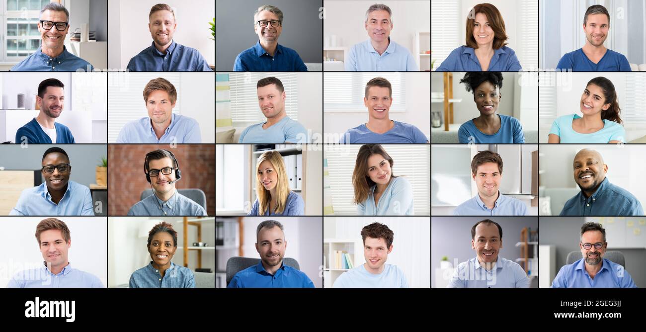 Video conference screen hi-res stock photography and images - Alamy