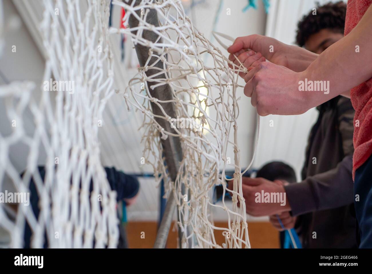 Technical college “Lycee Pierre Loti” in Paimpol (Brittany, north ...