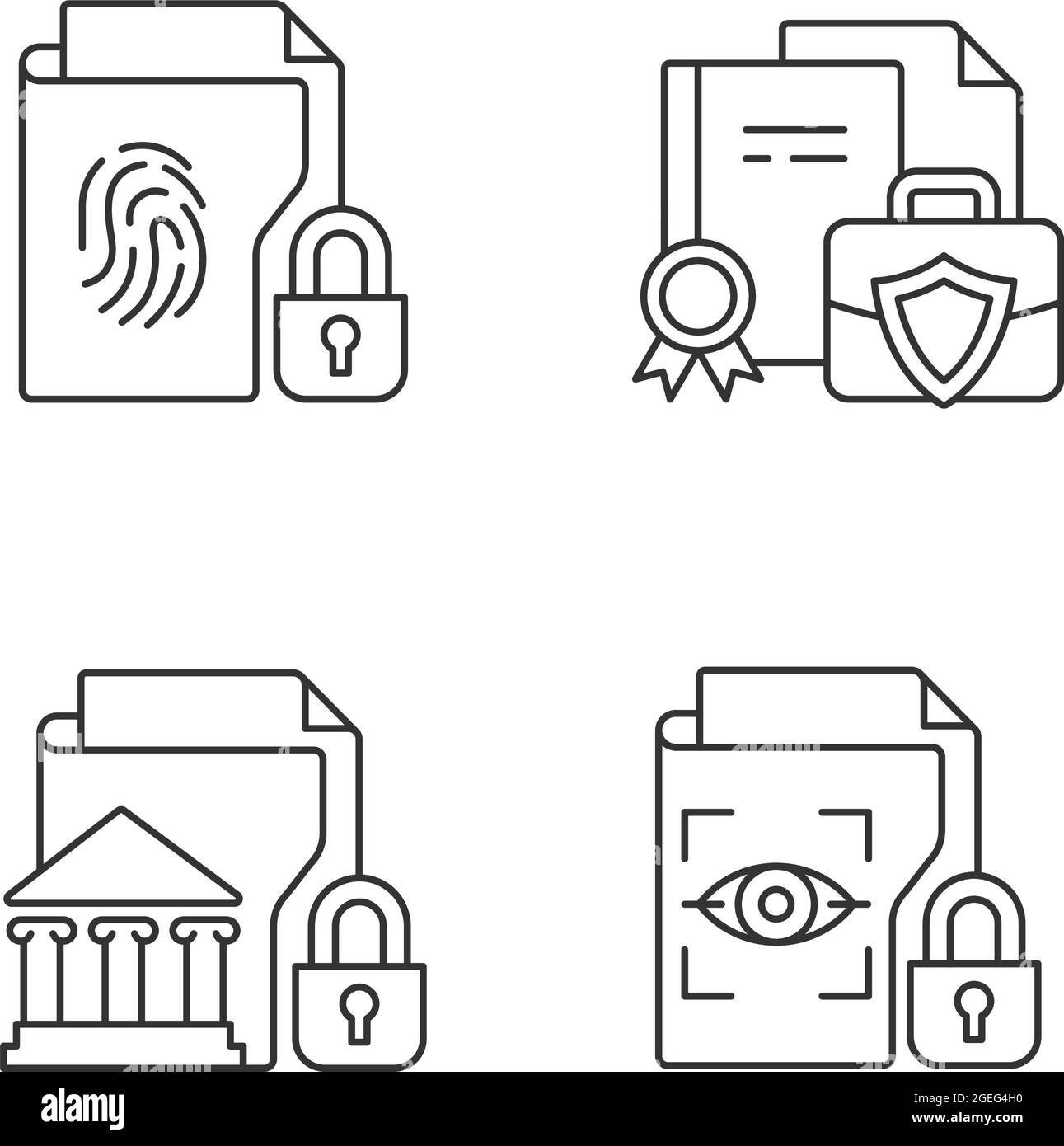 Personal sensitive data linear icons set Stock Vector Image & Art - Alamy Personal sensitive data linear icons set Stock Vector Image & Art - Alamy