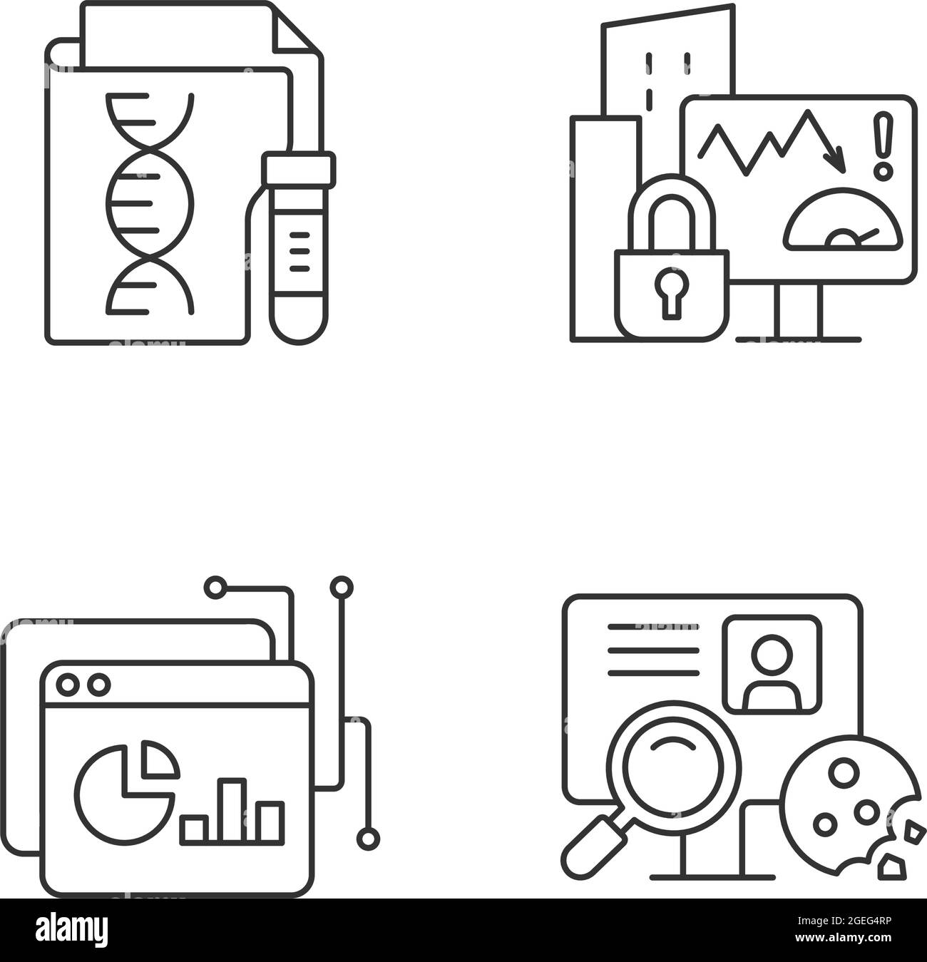 Sensitive data types linear icons set Stock Vector Image & Art - Alamy Sensitive data types linear icons set Stock Vector Image & Art - Alamy