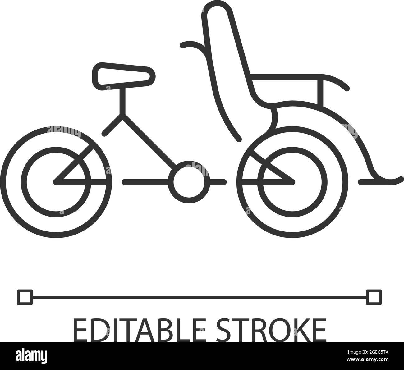 Cyclo taxi linear icon Stock Vector Image & Art - Alamy