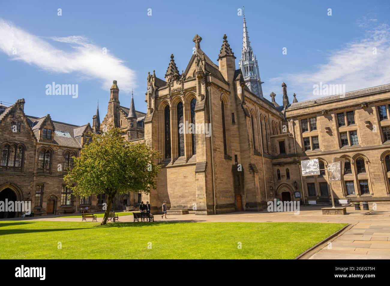 Bute hall in the University of Glasgow Stock Photo - Alamy