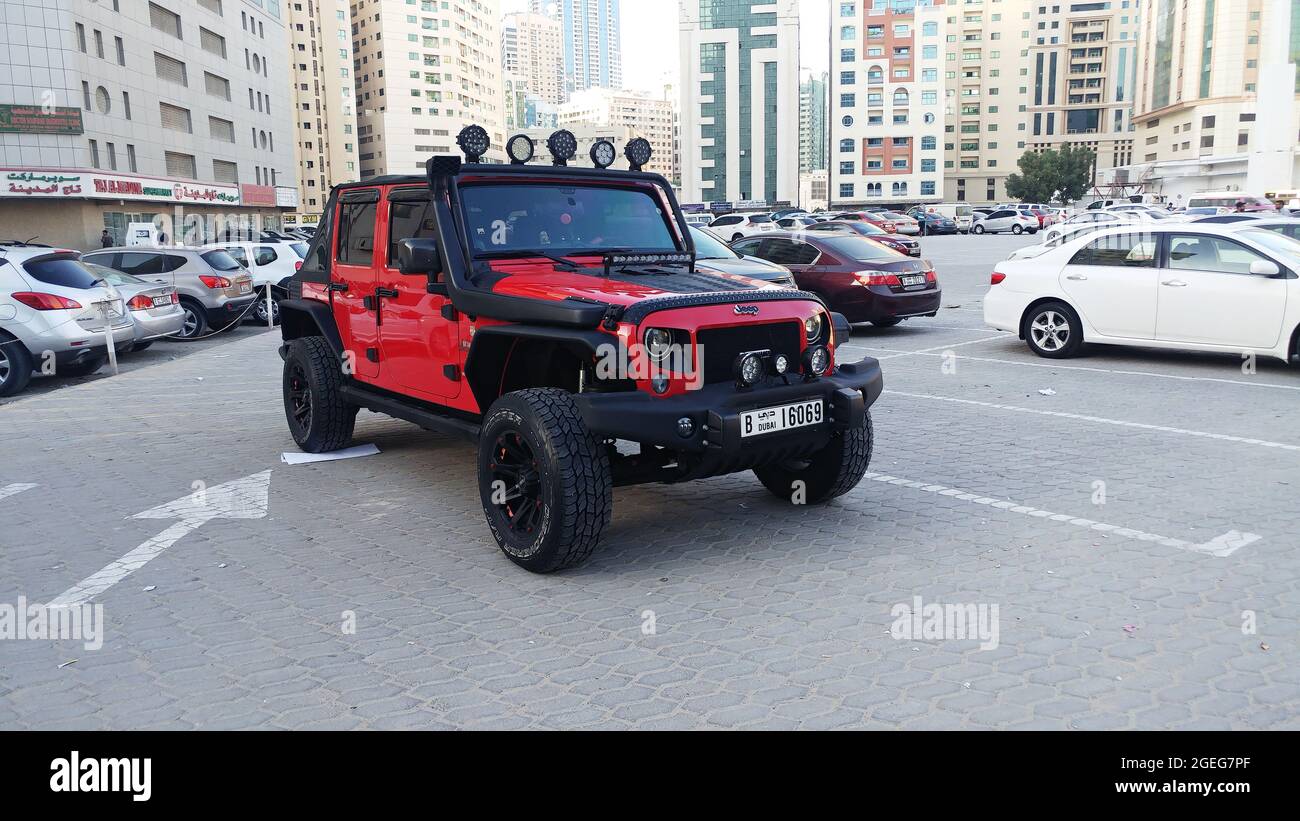 Open Jeep Modified In White Colour