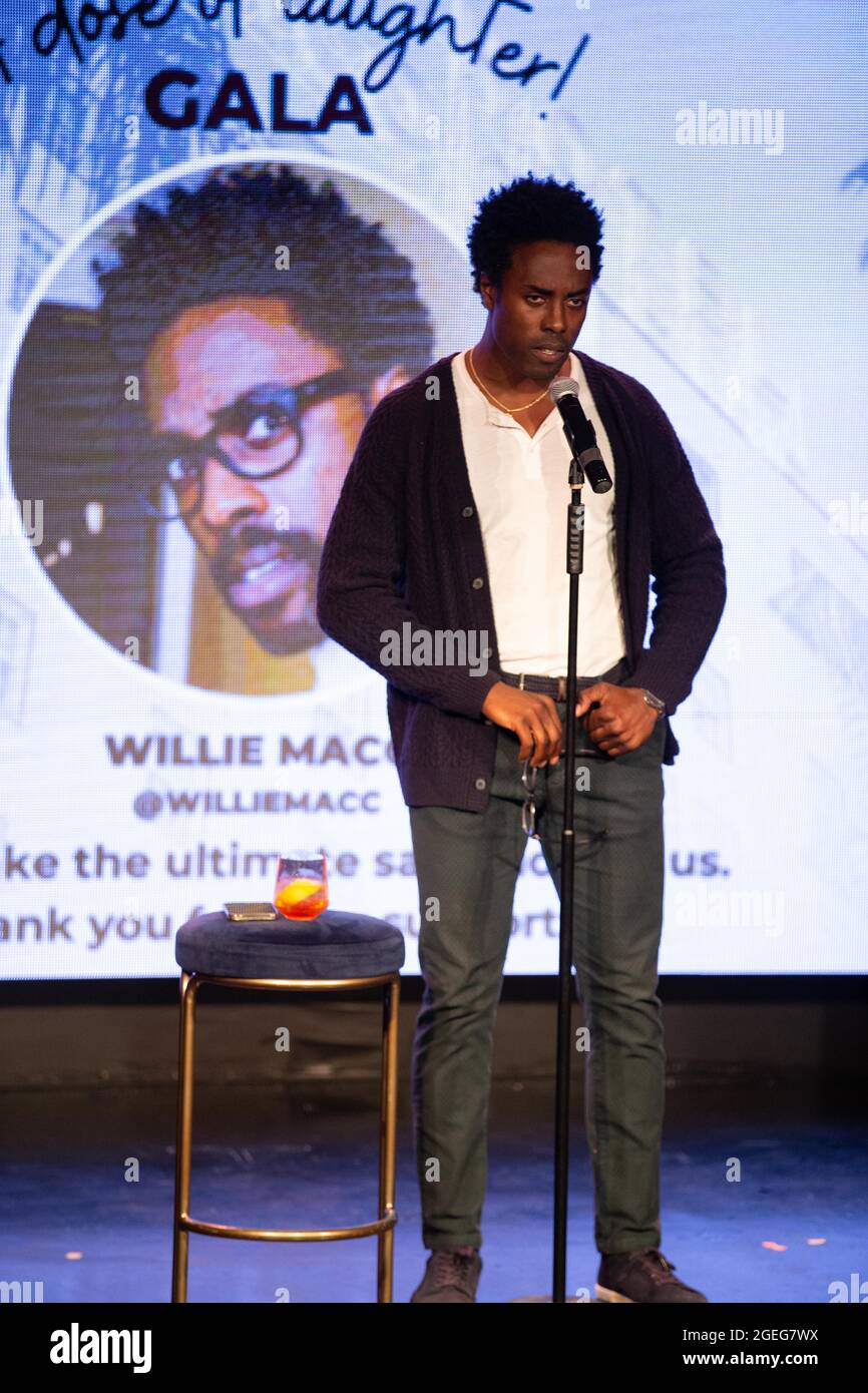 Los Angeles, United States. 19th Aug, 2021. Willie Macc performs at A ...