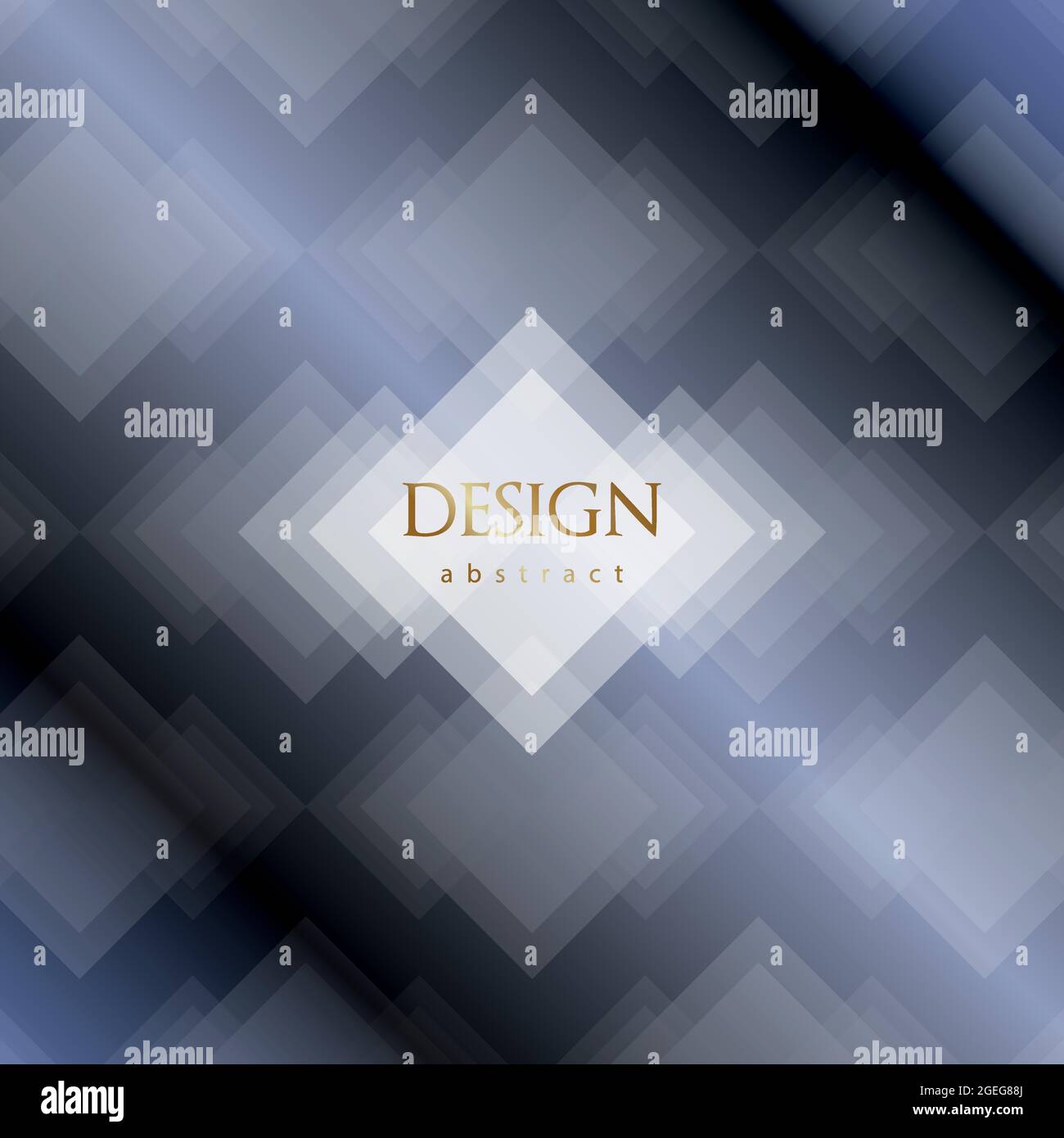 Transparent silver rhombus abstract background. Vector illustration ...