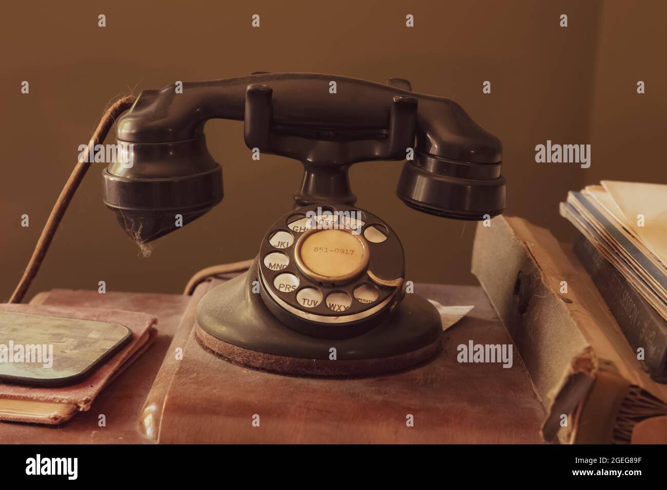 Vintage Retro Antique Landline Phone in a house in Toronto, Canada ...