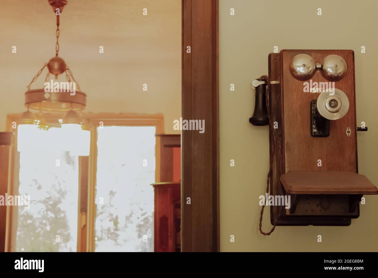 Vintage Retro Antique Landline Phone in a house in Toronto, Canada ...