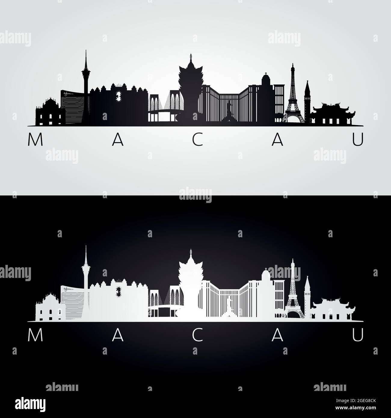 Statue macau Stock Vector Images - Alamy