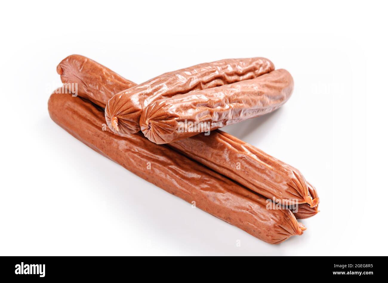 Pack fresh raw sausages hi-res stock photography and images - Alamy