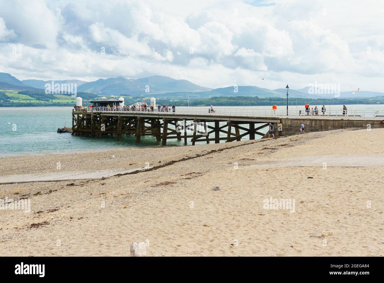Beaumaris Pier a popular attraction for visitors and tourists to the ...