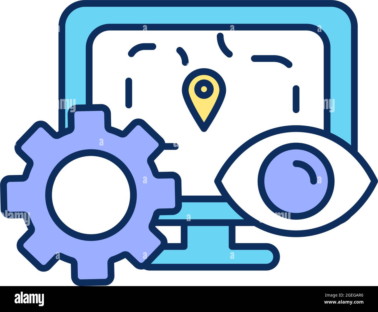 Customer-journey map analysis RGB color icon Stock Vector Image & Art - Alamy