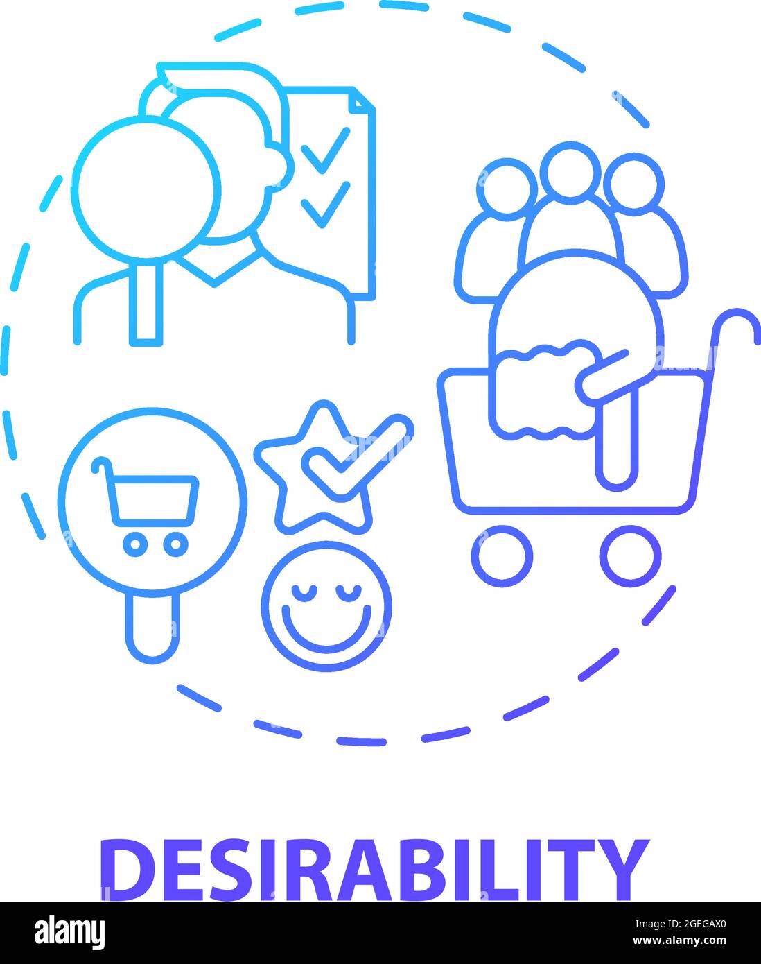 Product desirability concept icon Stock Vector Image & Art - Alamy