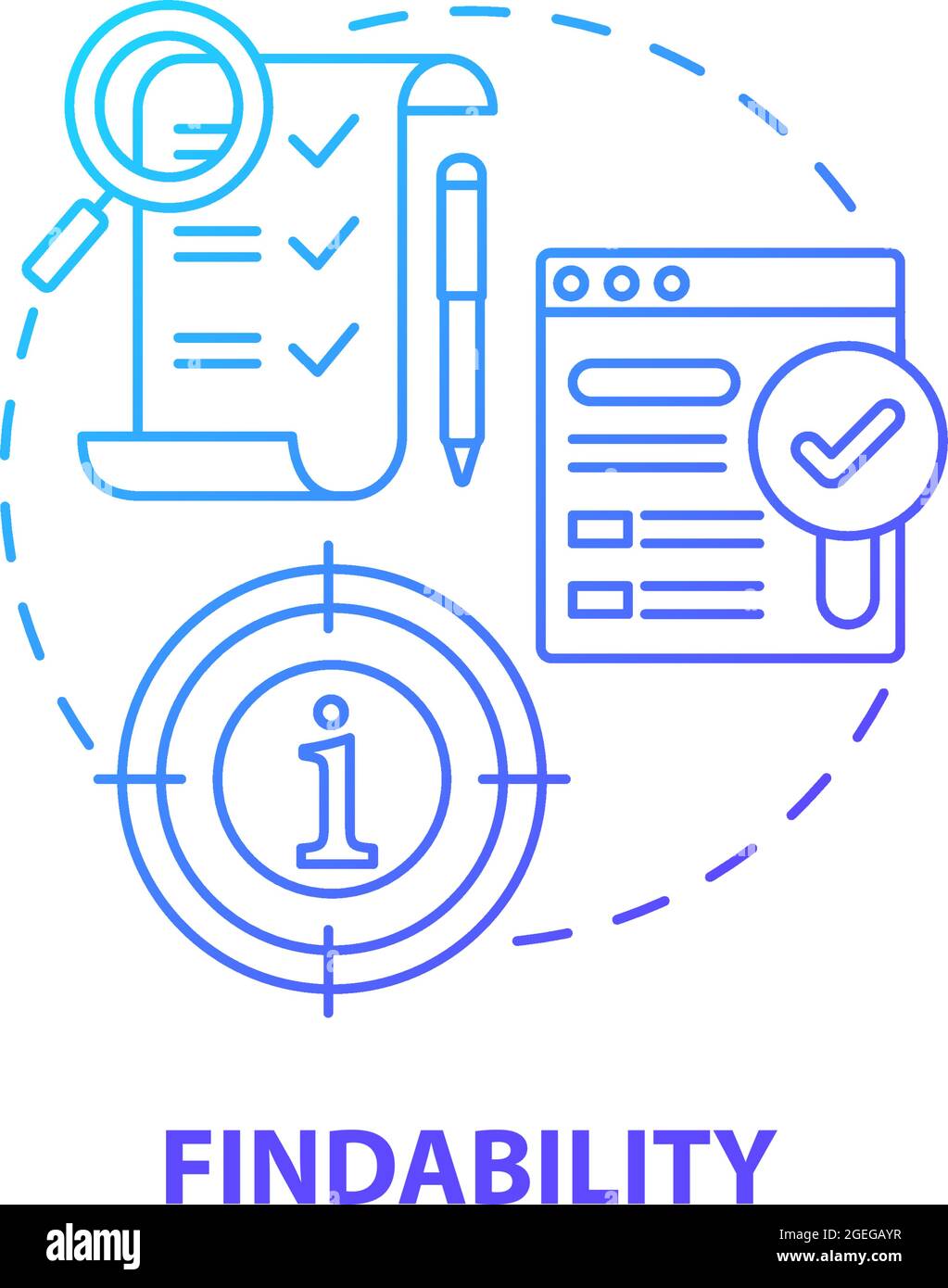 Product findability concept icon Stock Vector Image & Art - Alamy