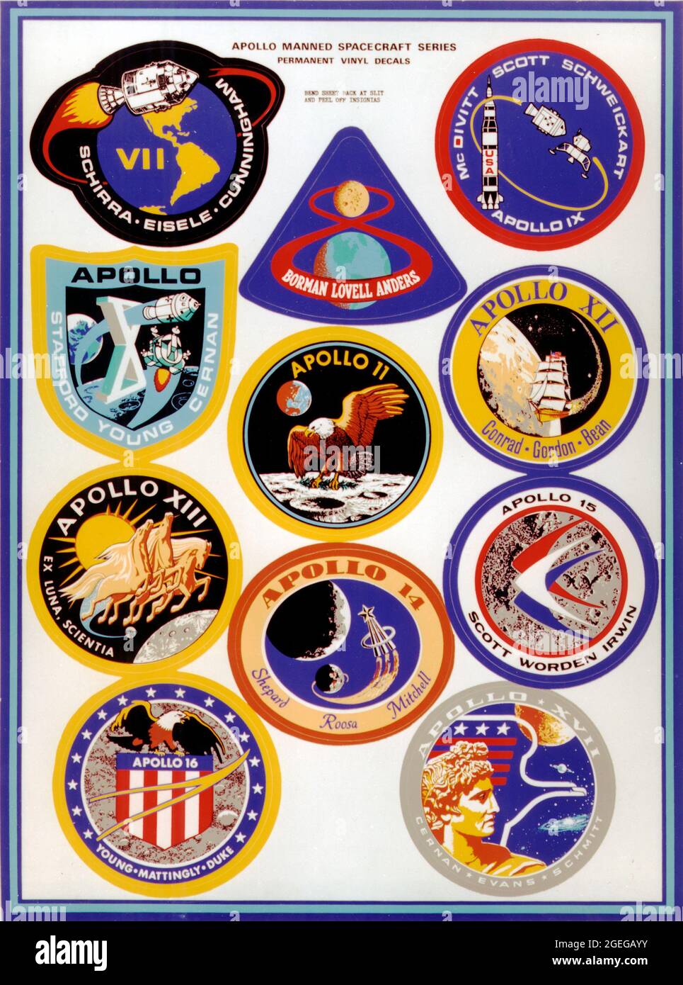 Apollo 17 insignia logo hi-res stock photography and images - Alamy