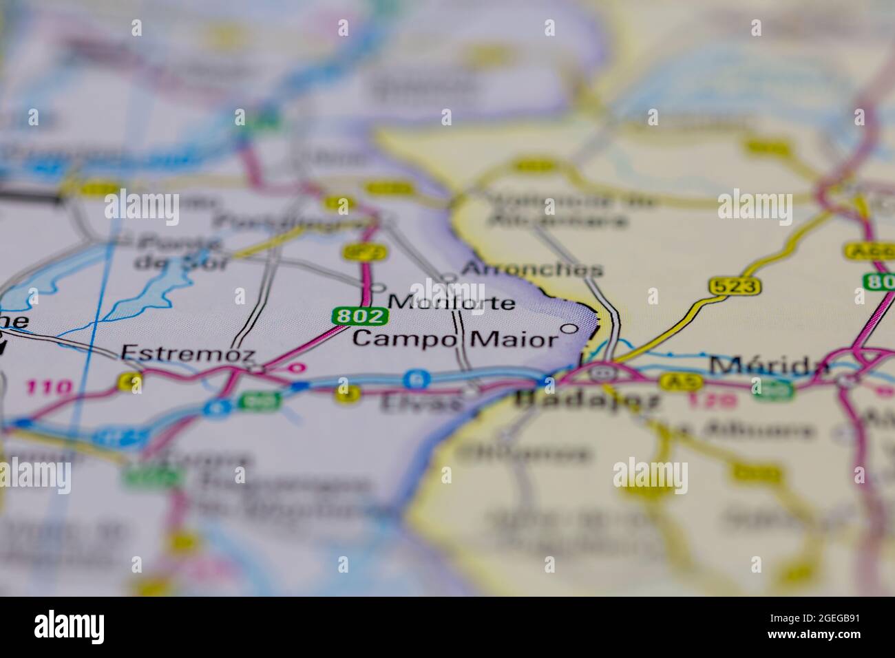 Map of monforte hi-res stock photography and images - Alamy