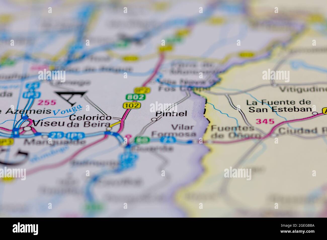 Pinhel map hi-res stock photography and images - Alamy