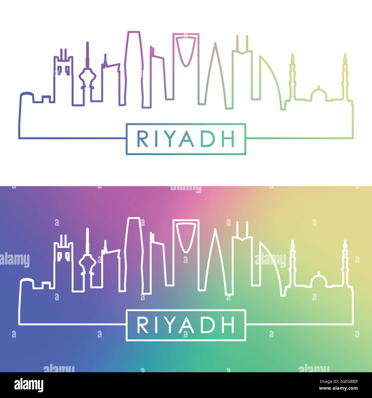 Riyadh city view Stock Vector Images - Alamy