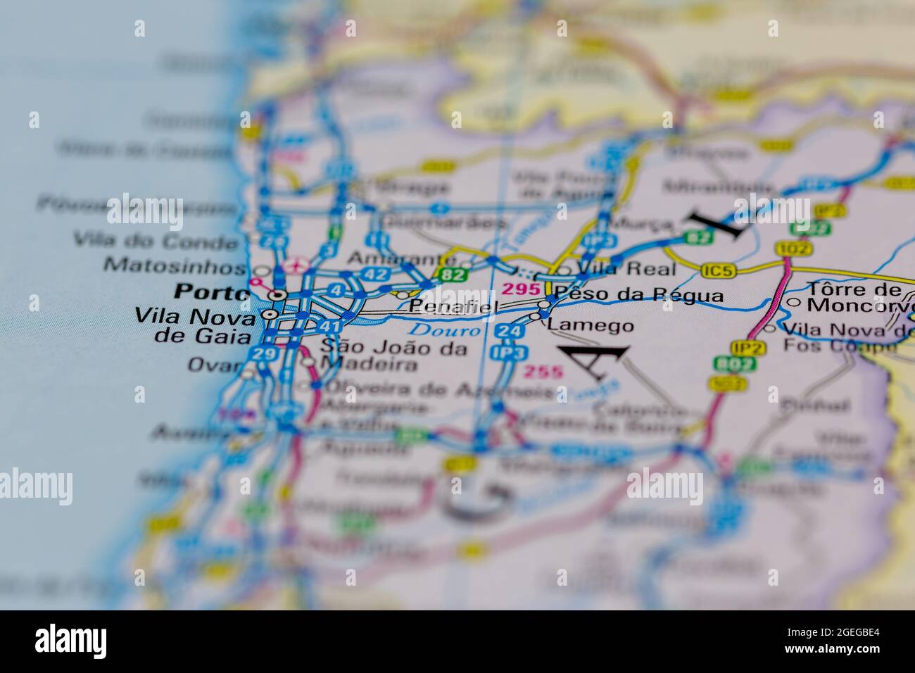 Map of penafiel portugal hi-res stock photography and images - Alamy