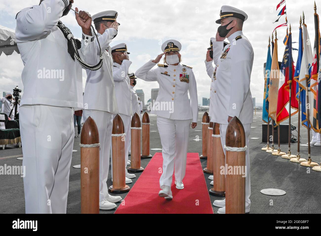 San Diego, United States. 19th Aug, 2021. U.S. Navy Capt. Amy ...